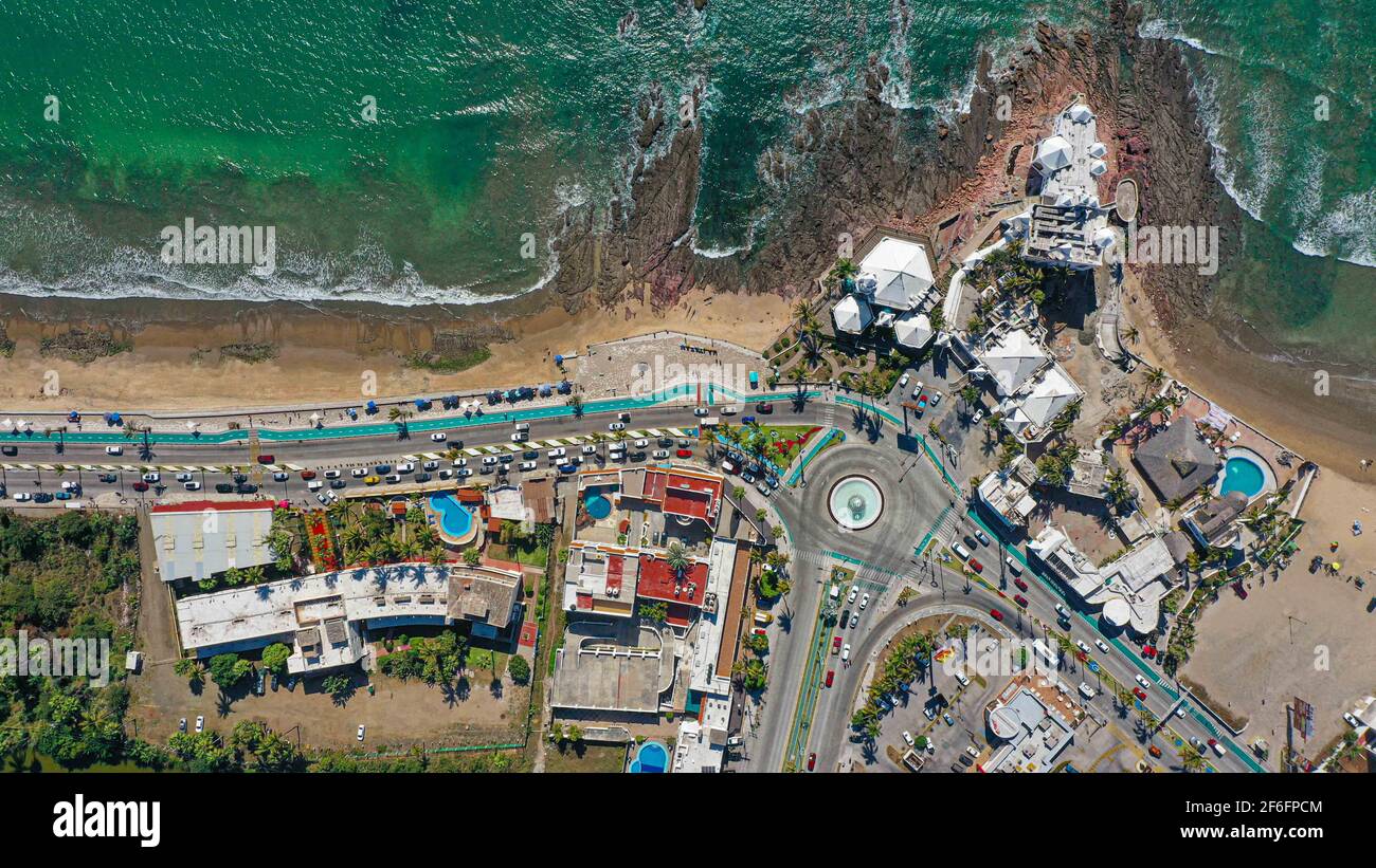Mazatlan, Sinaloa, Mexico. Playa o bahia, destino turistico en el ...