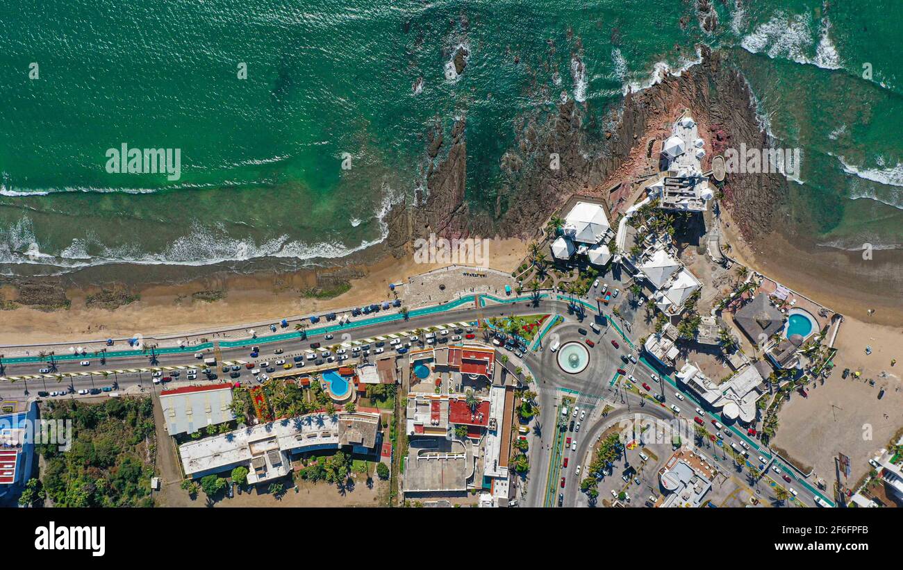 Mazatlan, Sinaloa, Mexico. Playa o bahia, destino turistico en el ...
