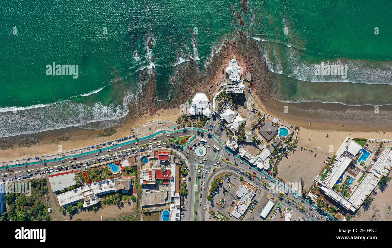 Mazatlan, Sinaloa, Mexico. Playa o bahia, destino turistico en el ...