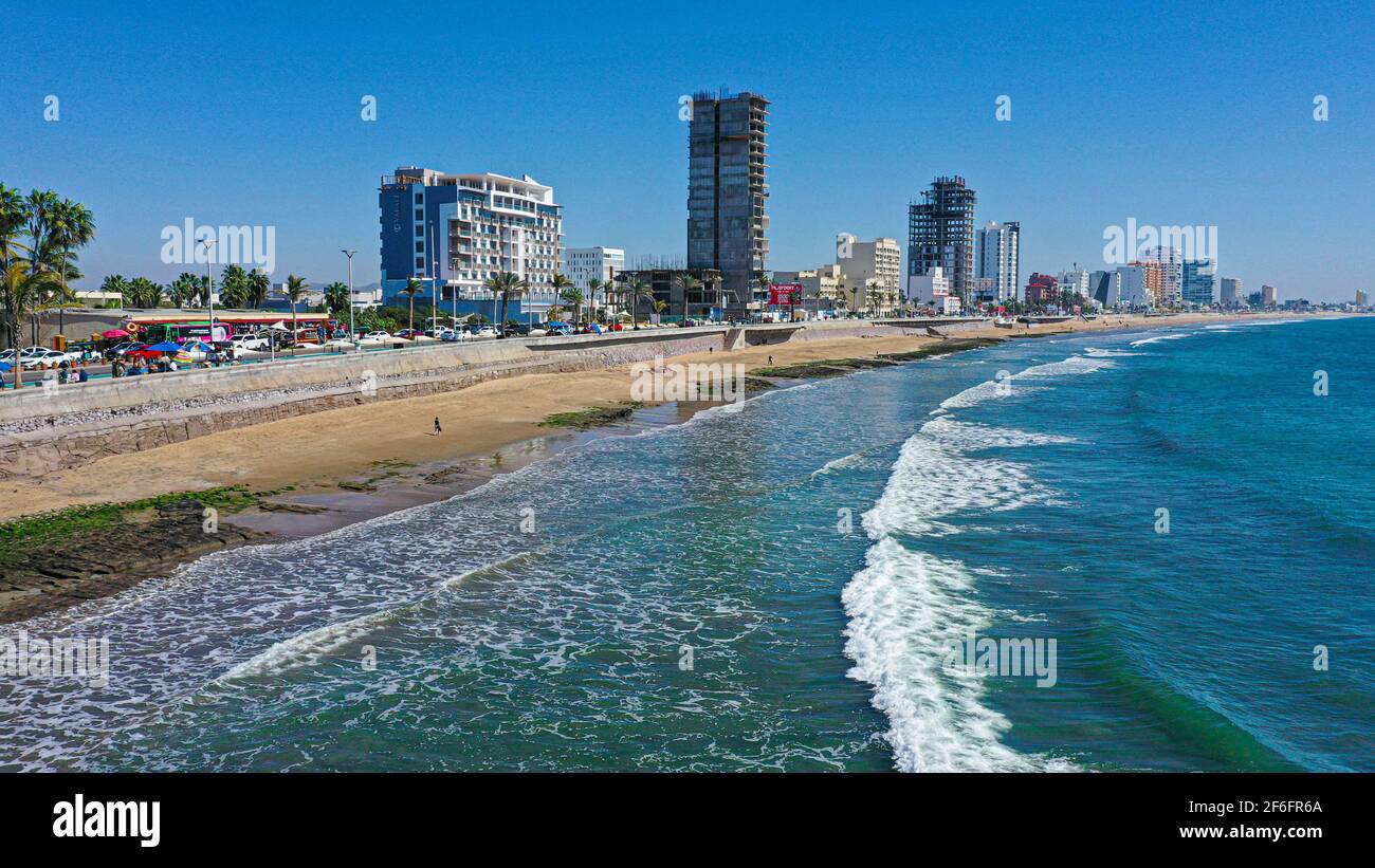 Mazatlan, Sinaloa, Mexico. Playa o bahia, destino turistico en el ...