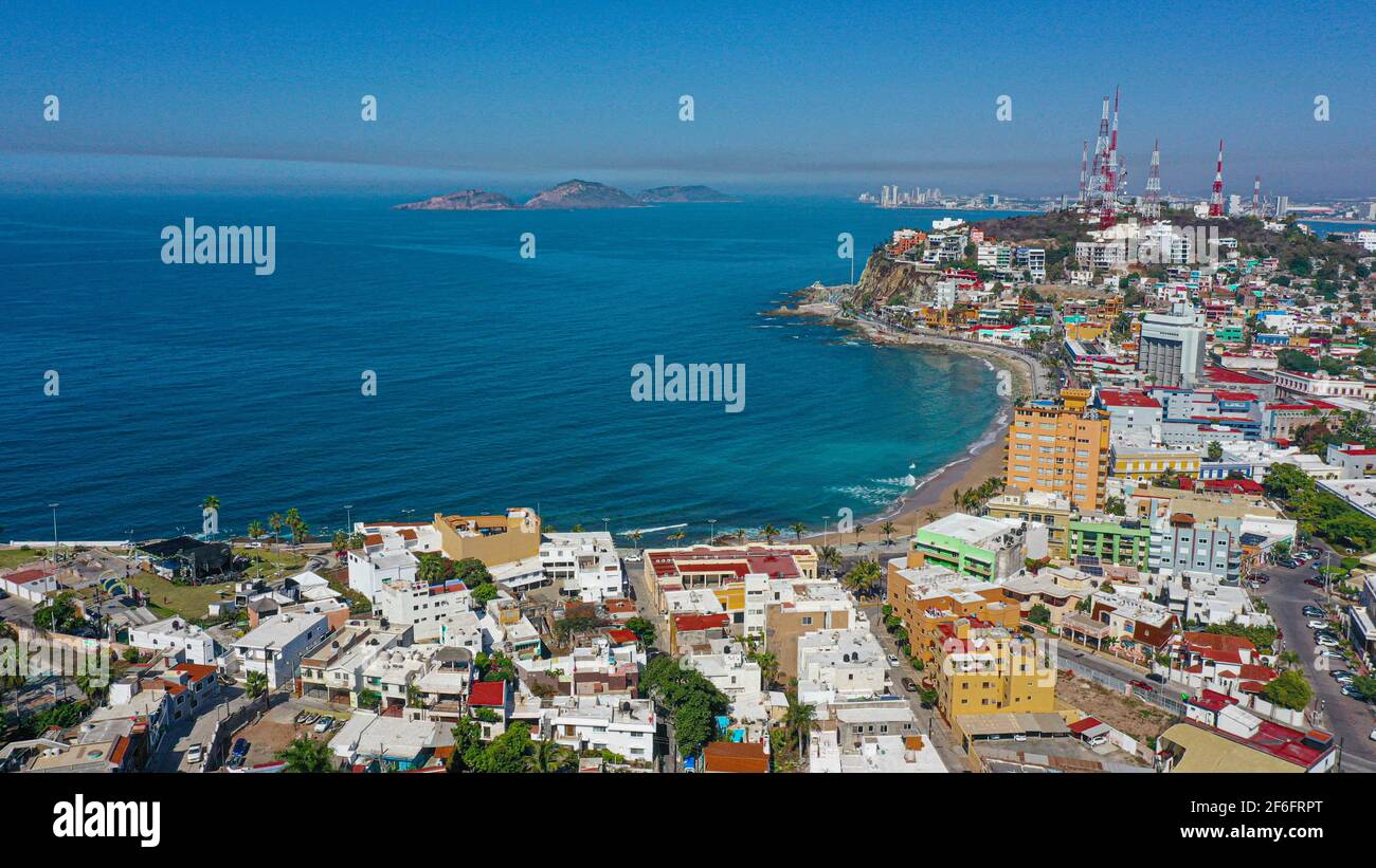 Mazatlan, Sinaloa, Mexico. Playa o bahia, destino turistico en el ...