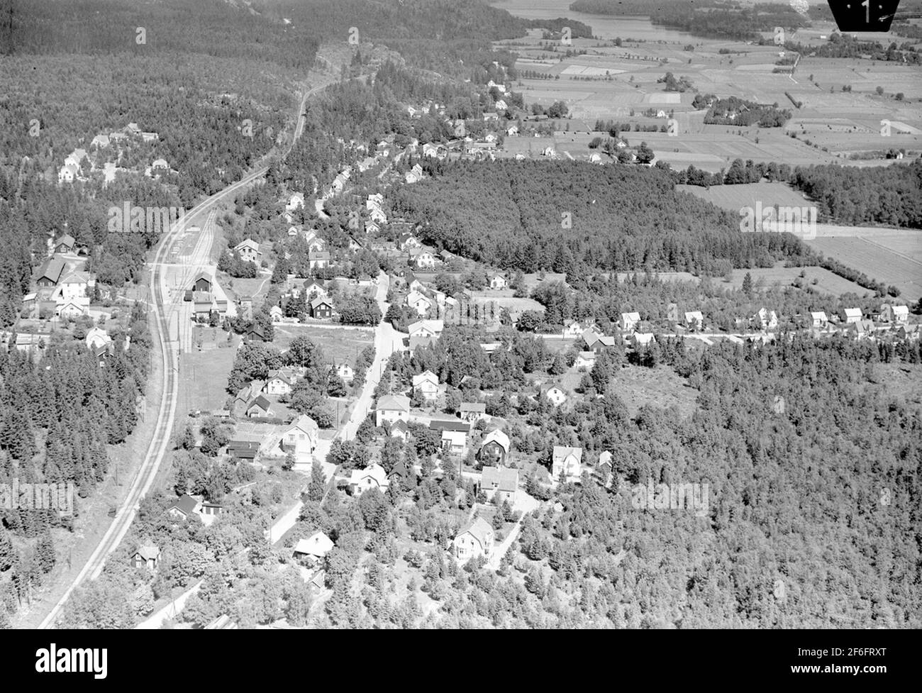 Aerial view of station Stock Photo - Alamy