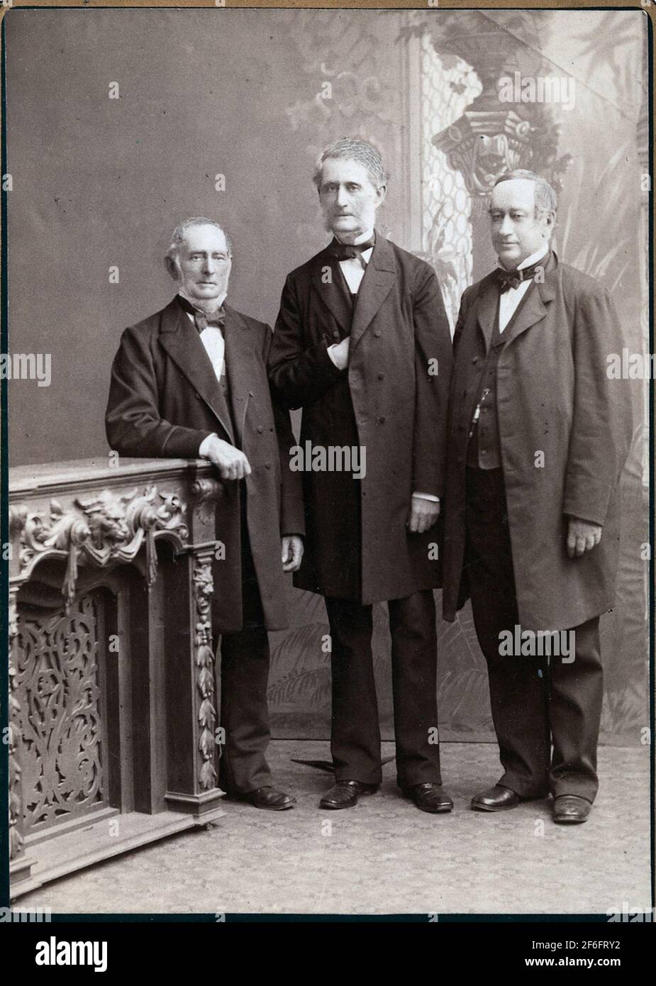 From the left: The head of the Royal Board's railway buildings Carl ...