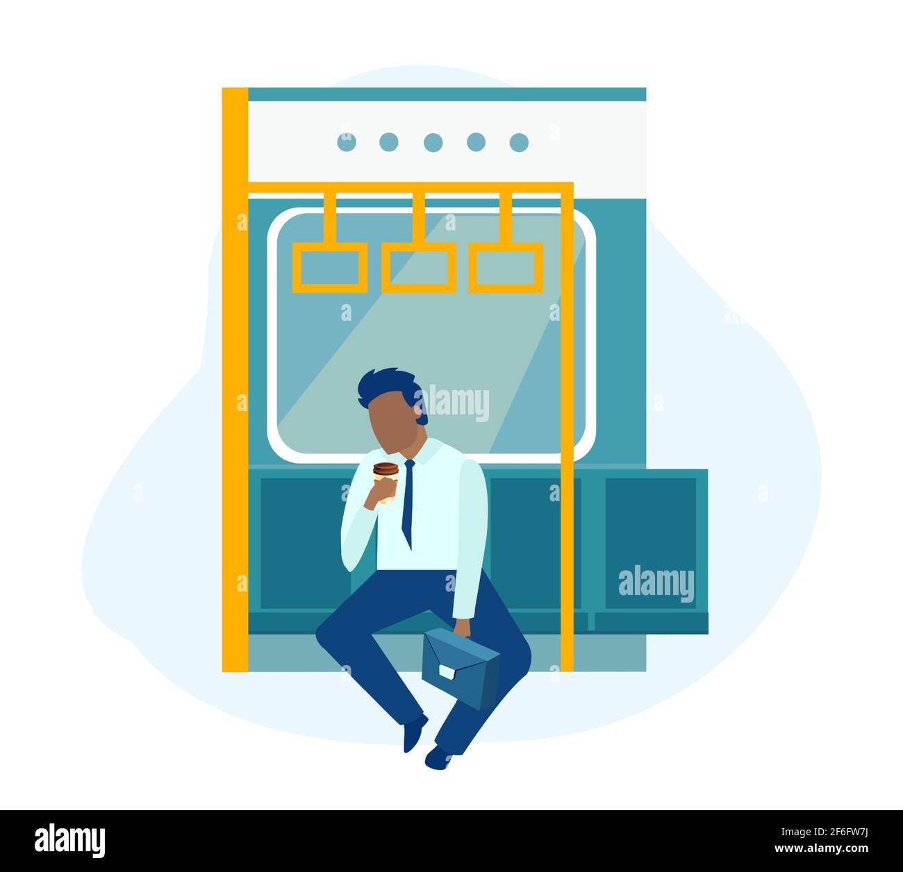 Riding the metro Cut Out Stock Images & Pictures - Alamy