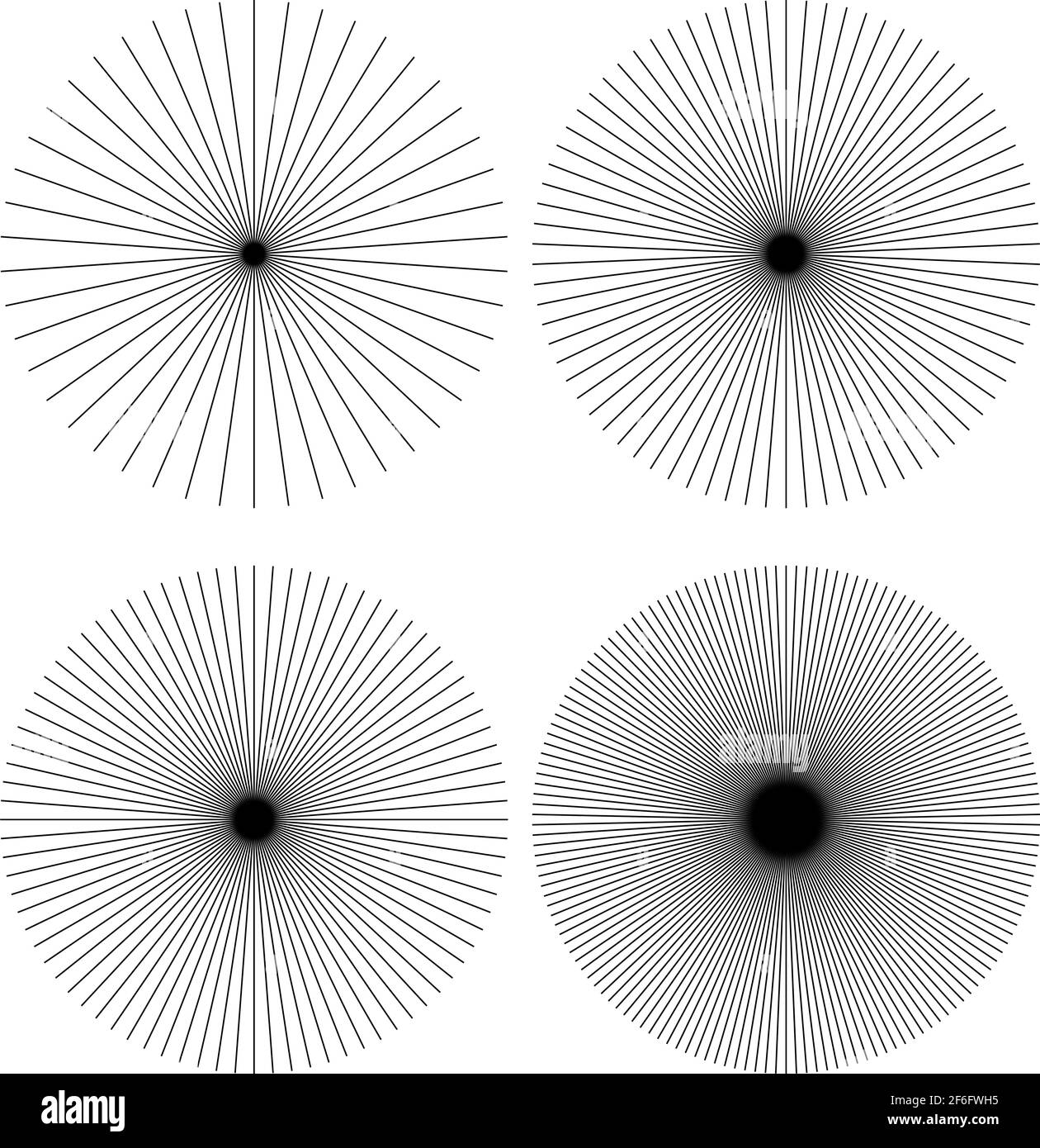 Radial Radiating Converging Lines Circular Lines Geometric Element Straight Radiate