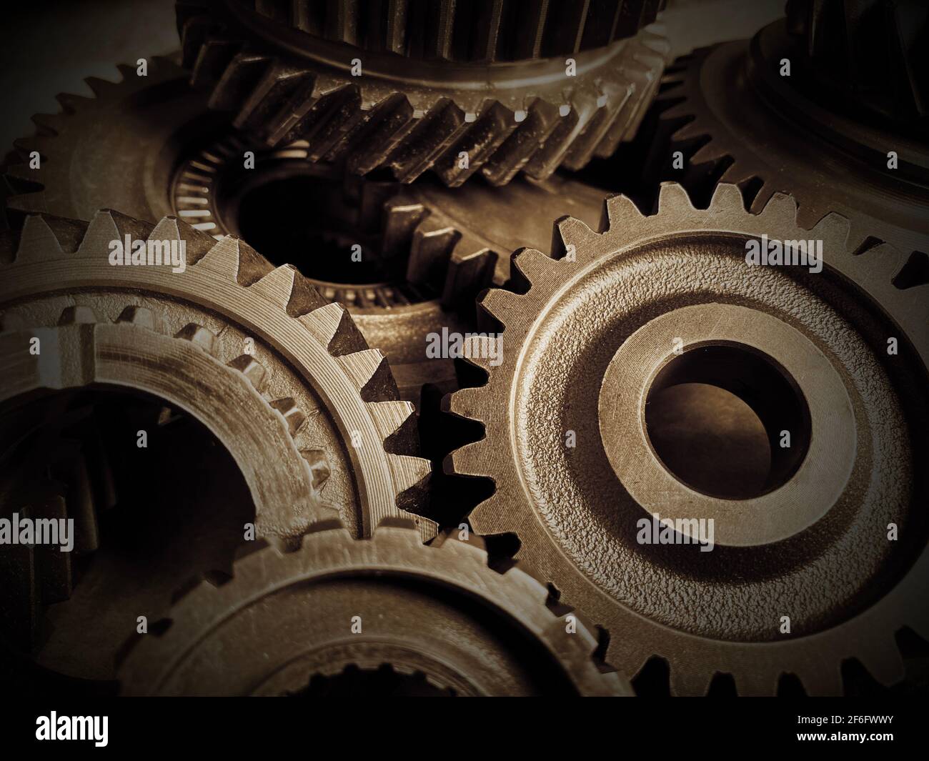 Old metal cogwheels macro hi-res stock photography and images - Alamy