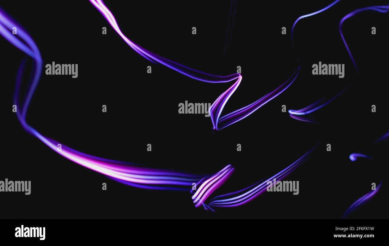 Colorful Fiber Strings Motion Background 3d illustration Stock Photo ...