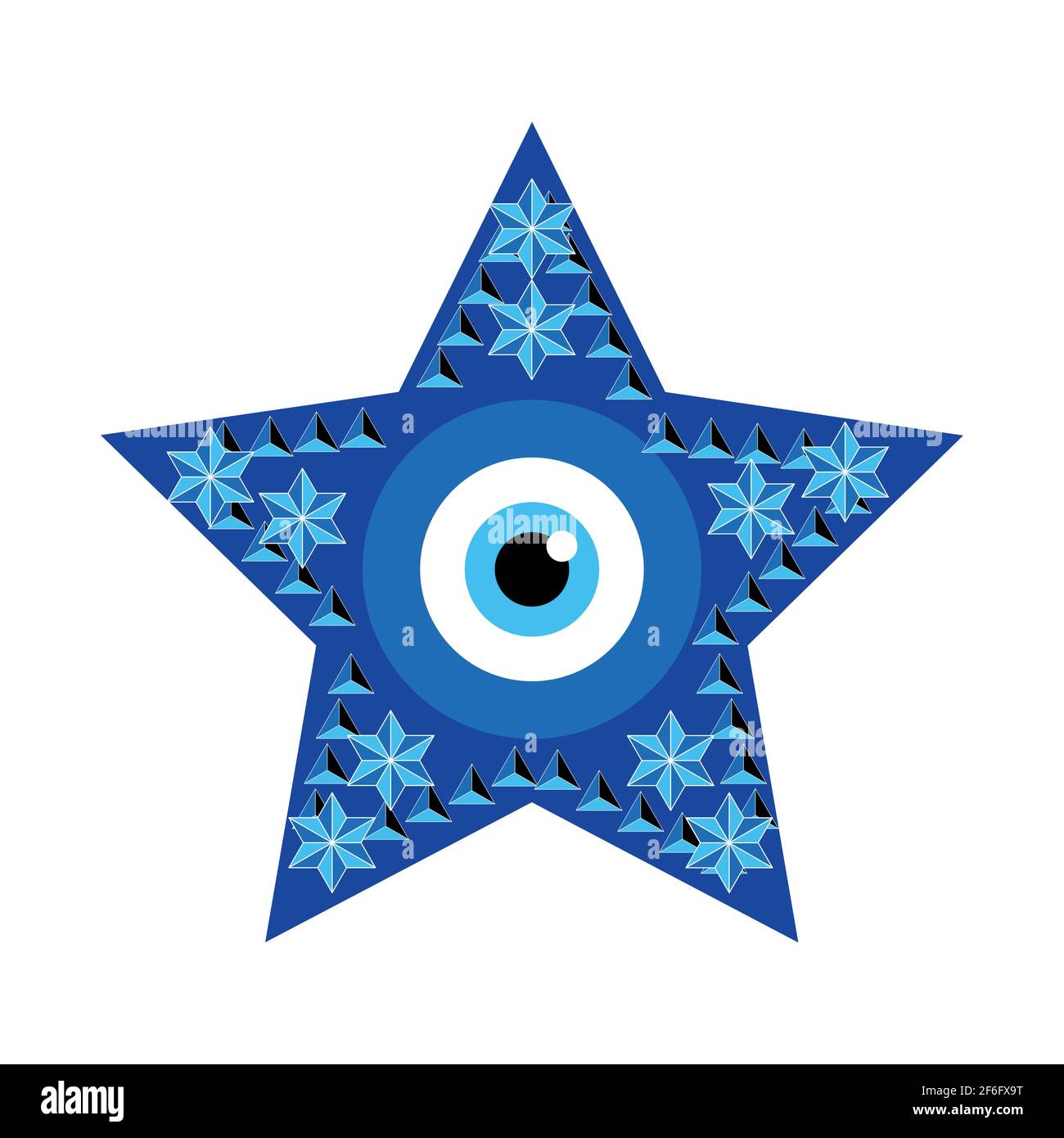 Amulet evil eye isolated. Talisman to protect against evil eye. Greek ...