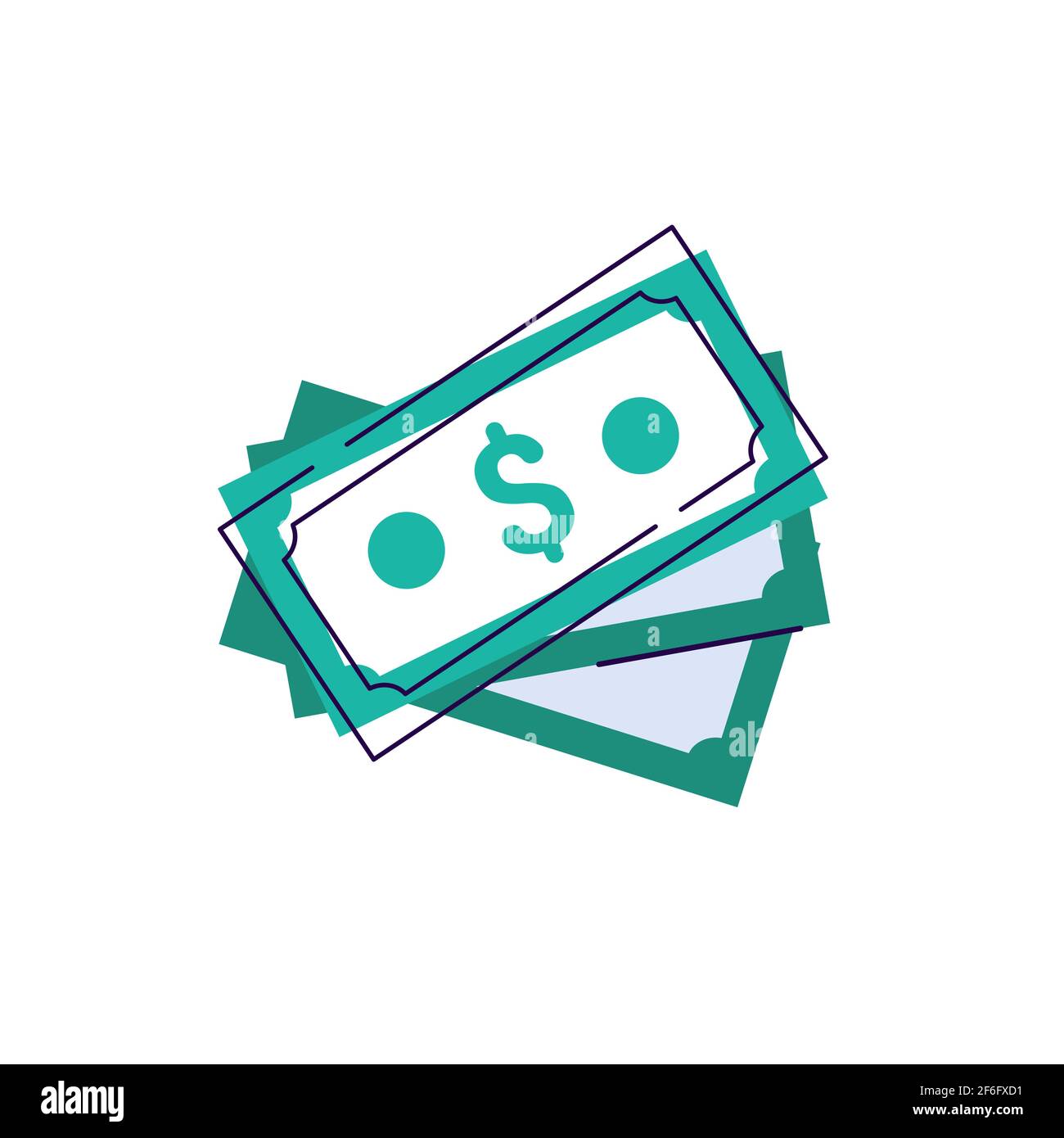 Cartoon money dollar banknote paper hi-res stock photography and images ...