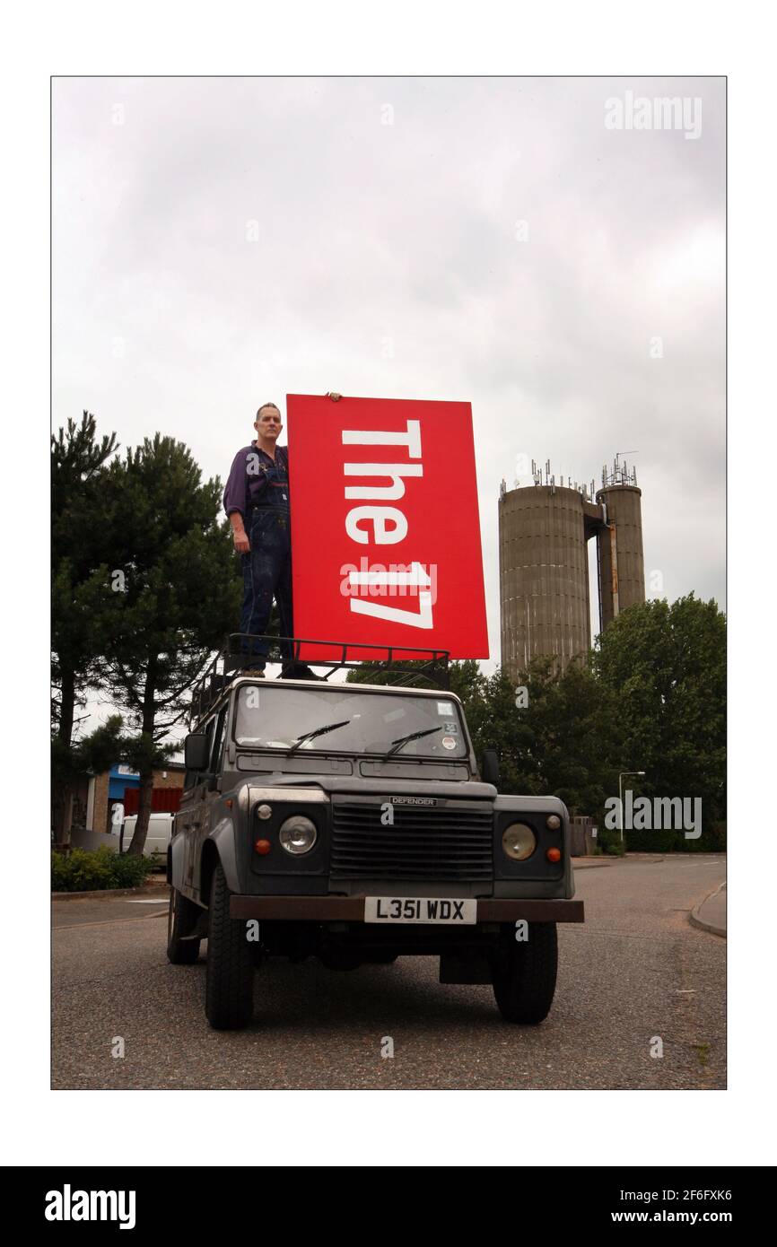 Bill Drummond (ex KLF member and now large-scale artist) in his ...