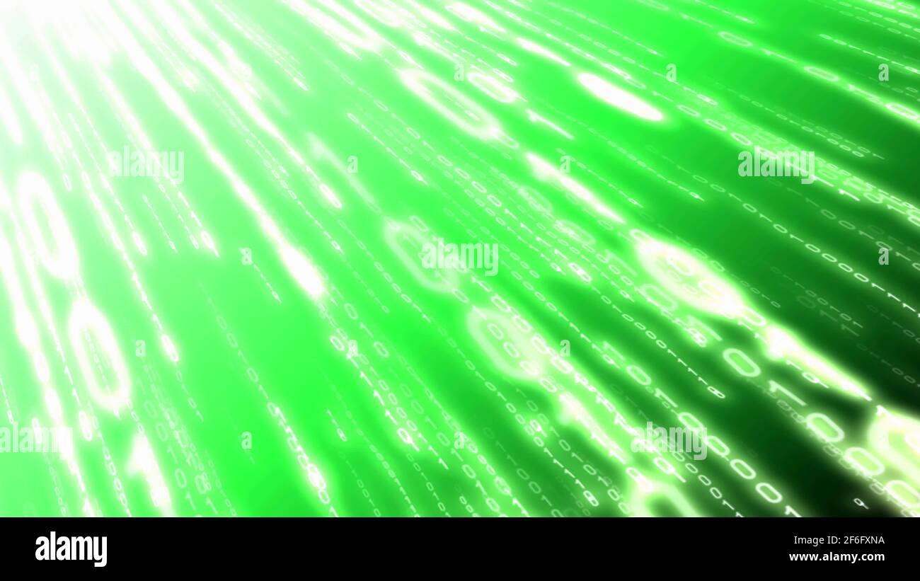 Matrix, binary code - computer application, Internet concept - 3D ...