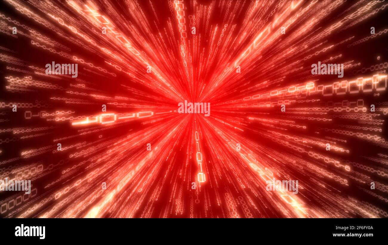 Matrix, binary code - computer application, Internet concept - 3D ...