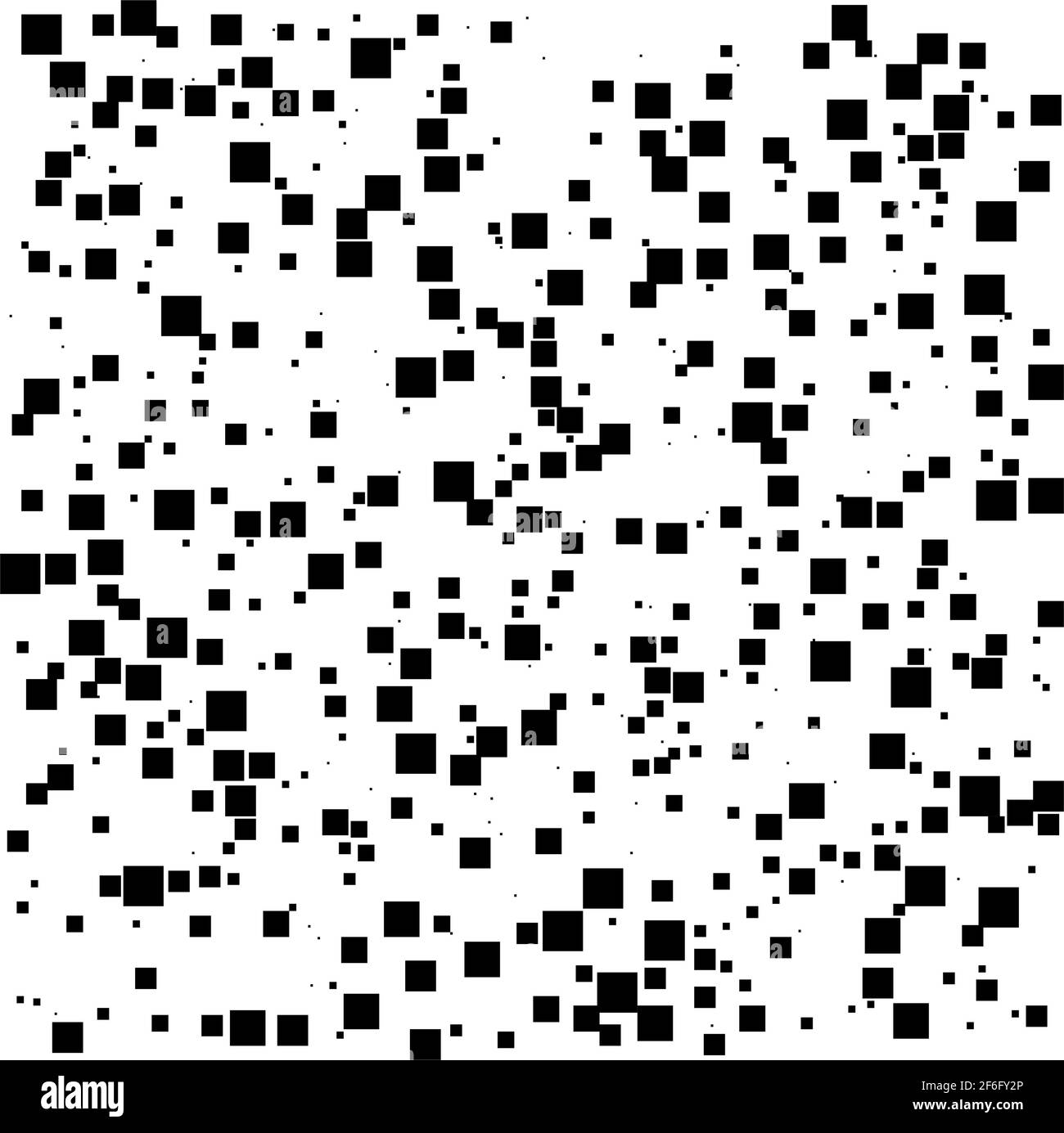 Random mosaic of squares abstract geometric design element, pattern ...
