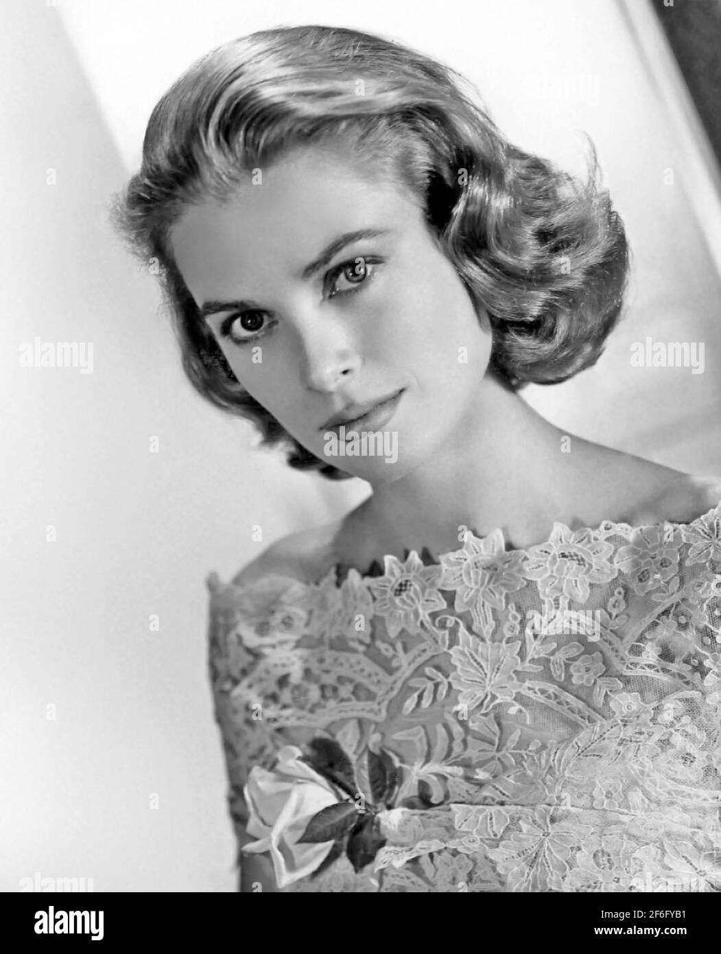 GRACE KELLY (1929-1982) American fiom actress about 1954 Stock Photo ...