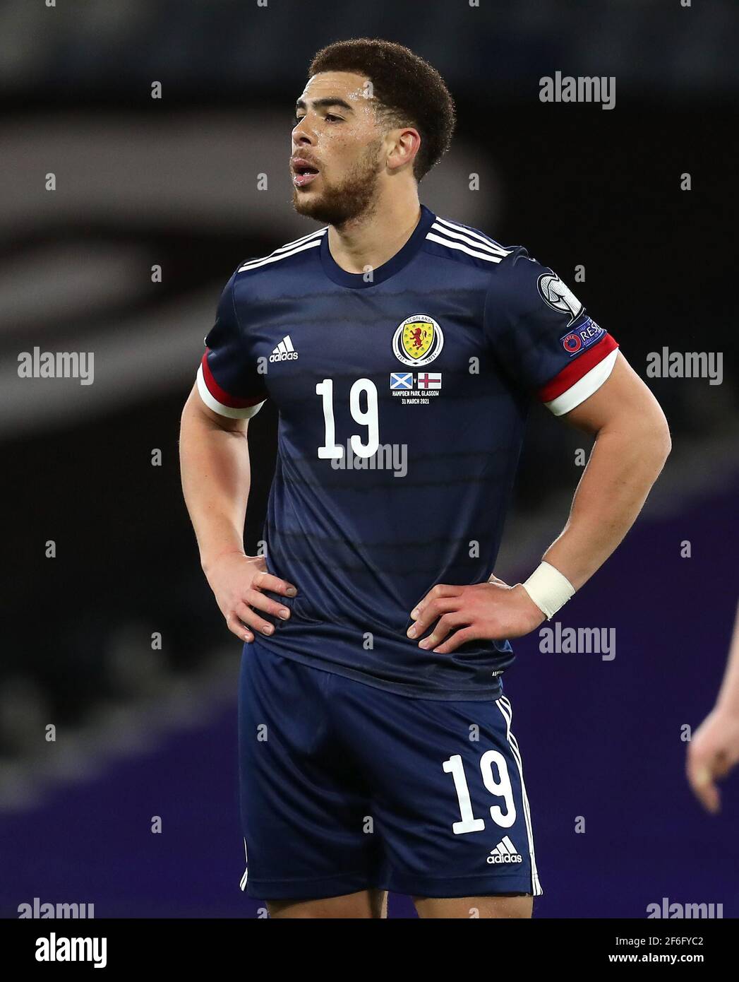 Scotland's Che Adams during the 2022 FIFA World Cup Qualifying match at ...