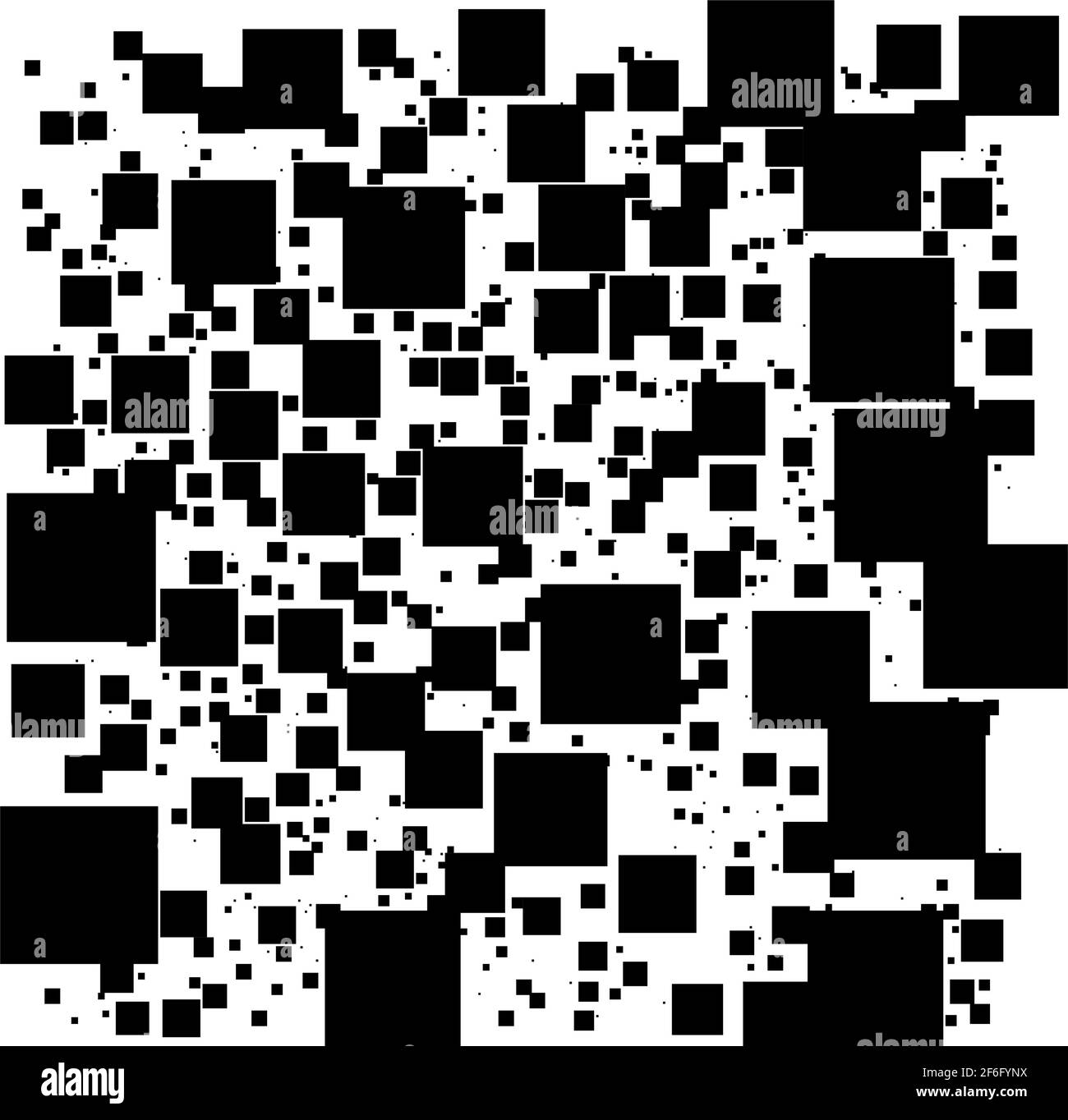 Random mosaic of squares abstract geometric design element, pattern ...