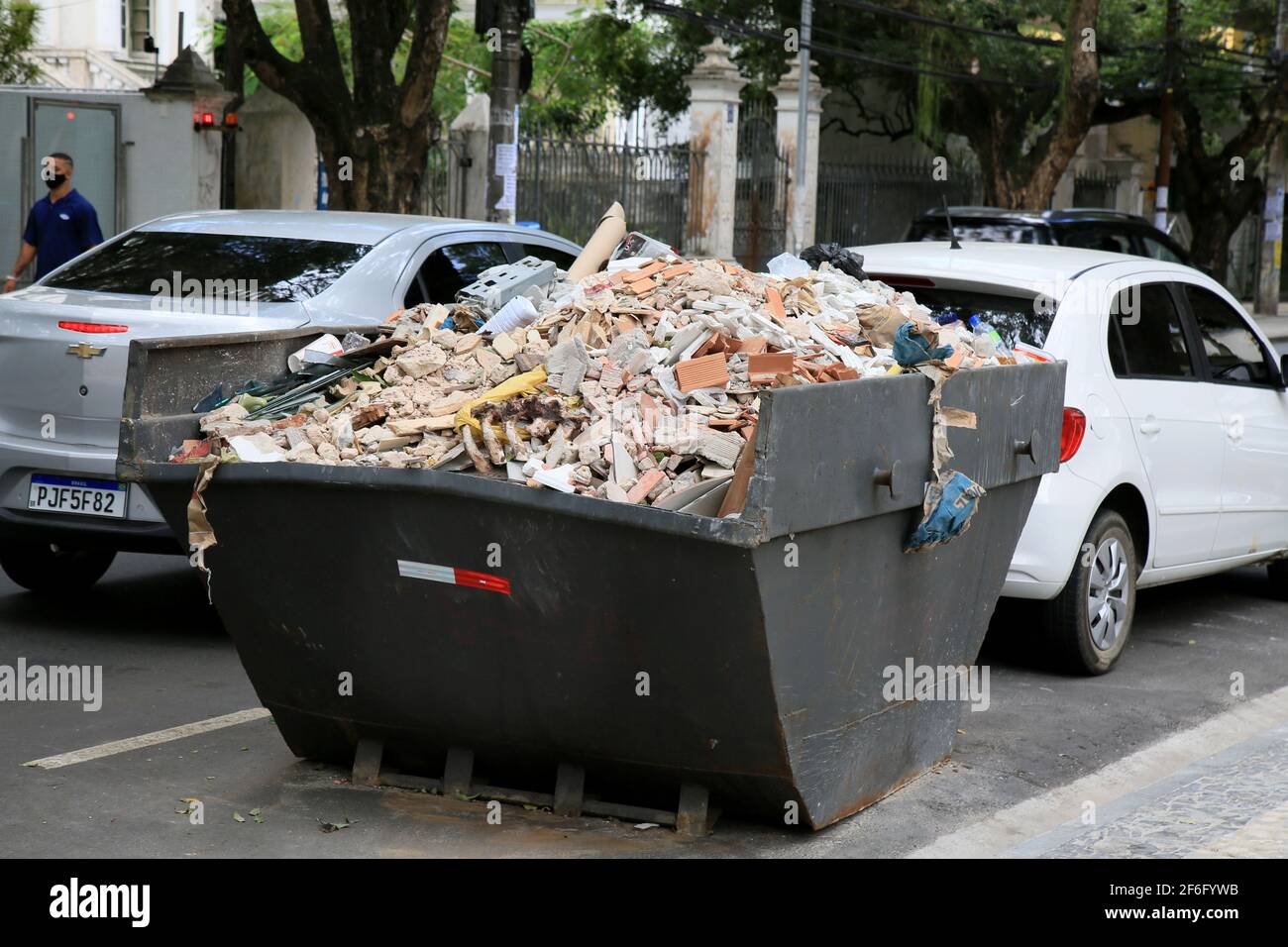 salvador, bahia, brazil - december 14, 2020: bucket for transporting ...