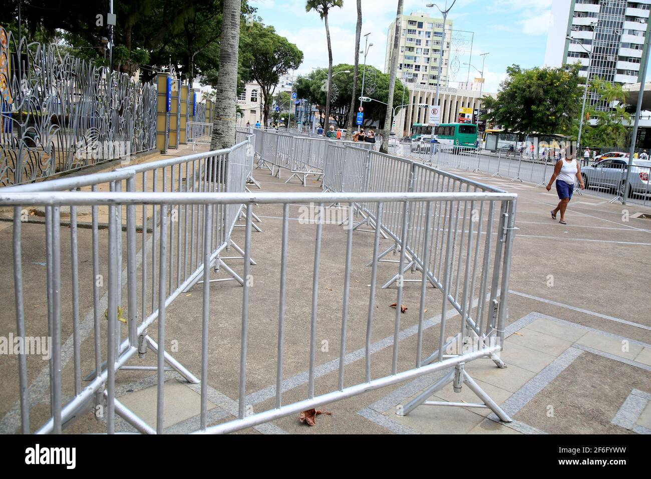 salvador, bahia, brazil - december 14, 2020: protection and isolation ...