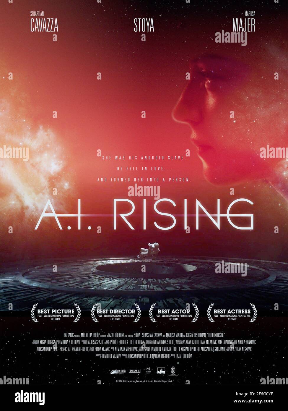 A.I. RISING, (aka EDERLEZI RISING), poster, Stoya, 2018. © Lionsgate ...