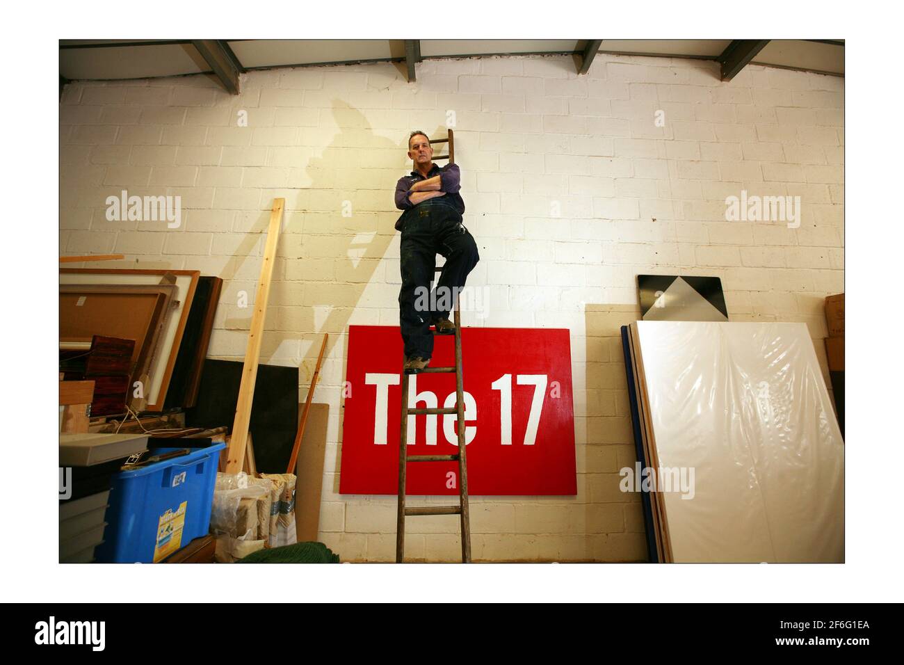 Bill Drummond (ex KLF member and now large-scale artist) in his ...