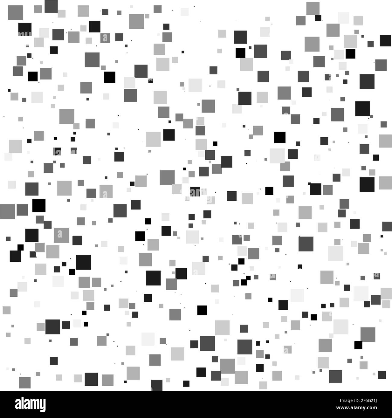 Random mosaic of squares abstract geometric design element, pattern ...