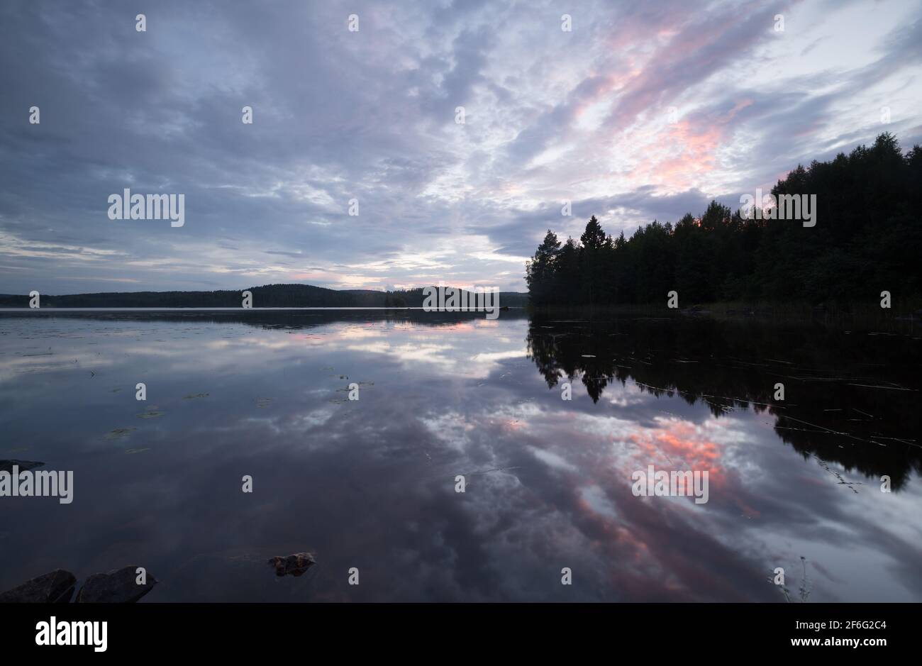 Calm twilight water hi-res stock photography and images - Alamy
