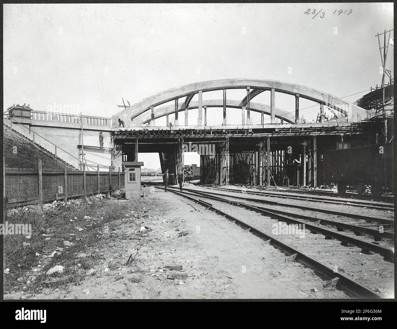 View of Kruger & Toll Bridge and Bangården Stock Photo - Alamy
