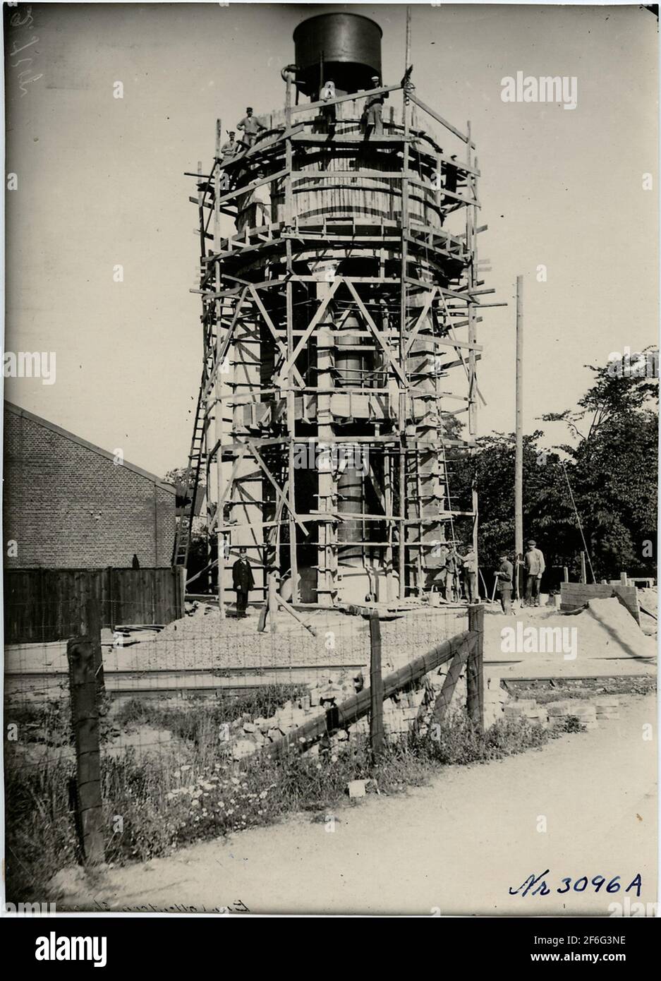The water tower at Billesholm Stock Photo - Alamy