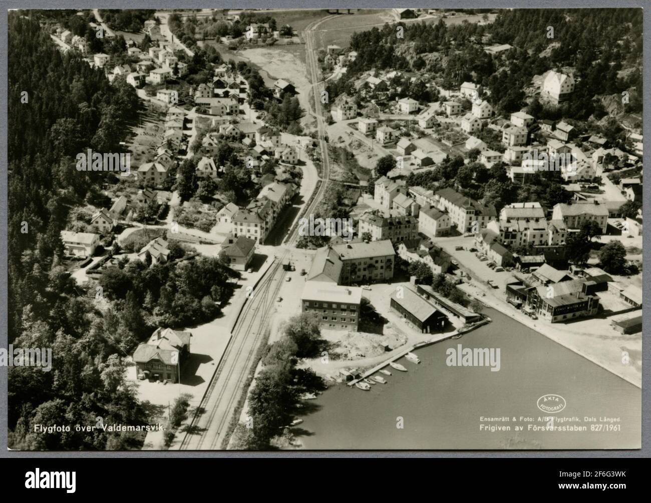 View of Valdemarsvik Stock Photo - Alamy