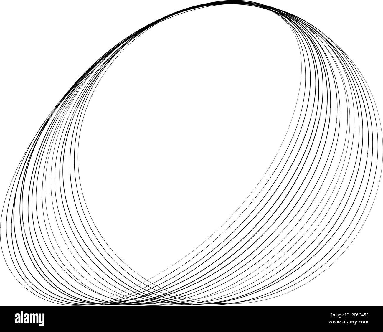 Abstract geometric lineart, lines design element. Outline mandala ...