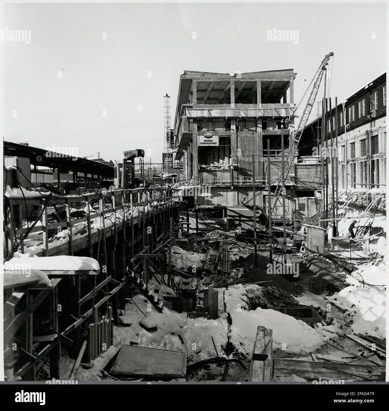 Construction at Stockholm Central Station Stock Photo - Alamy