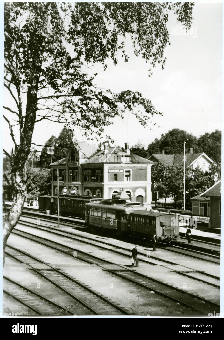 Dalslands railway, DJ train at Kornsjö Station Stock Photo - Alamy