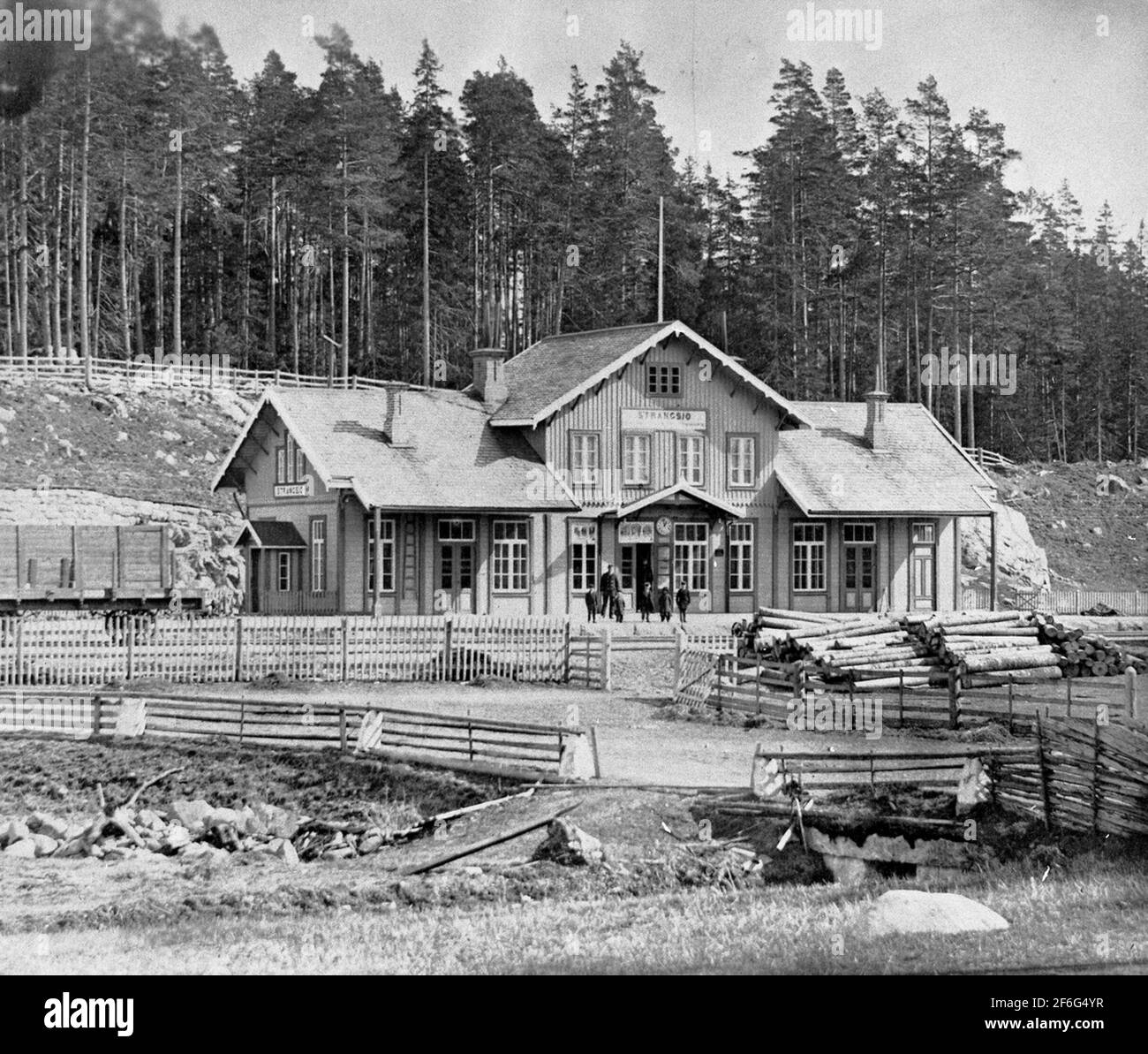 The station was put into service in 1866 Stock Photo - Alamy