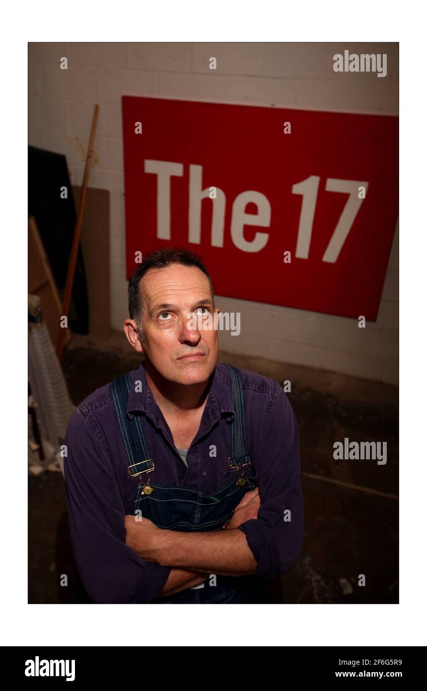 Bill Drummond (ex KLF member and now large-scale artist) in his ...