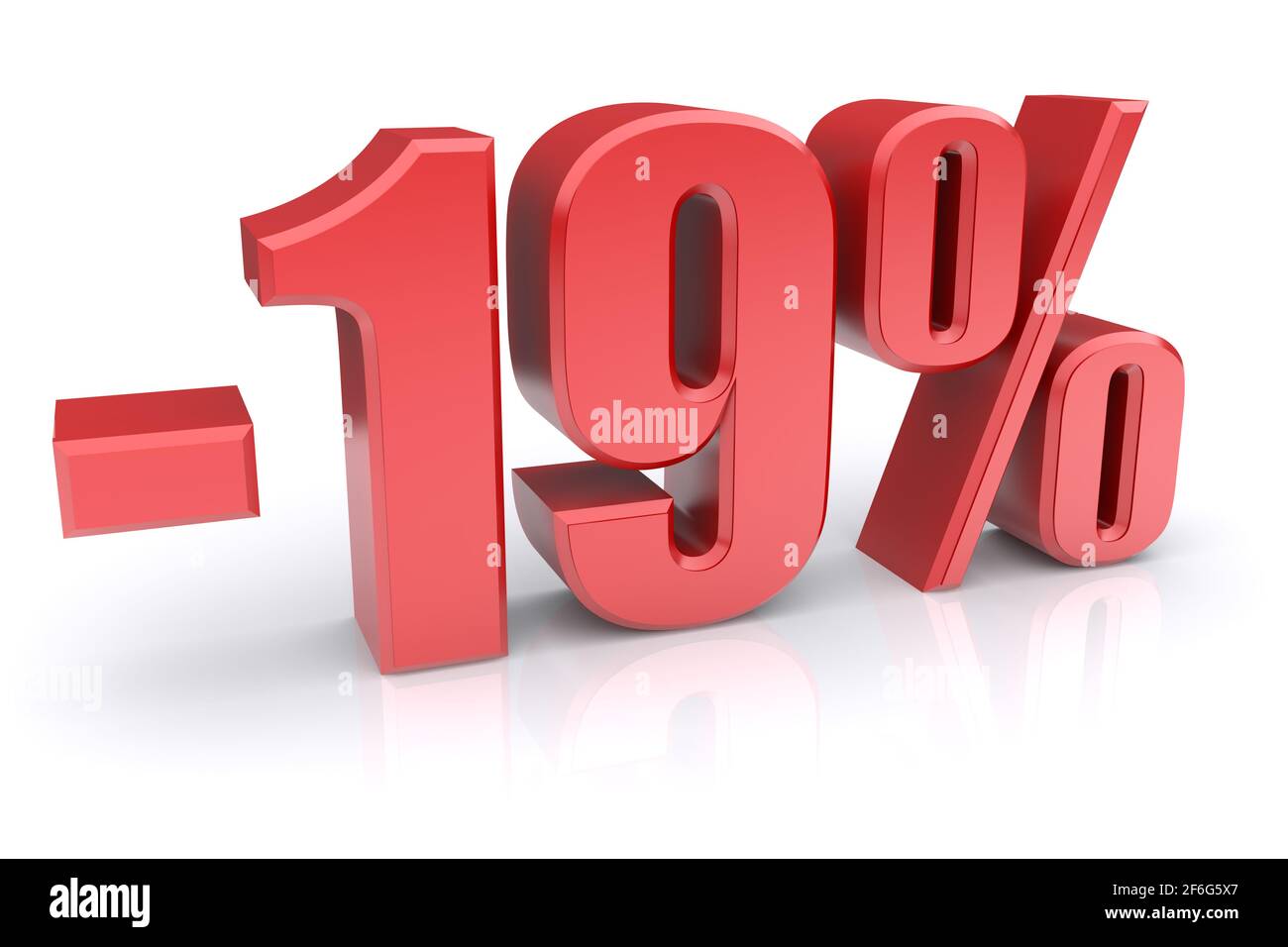 19 and percentage sign Cut Out Stock Images & Pictures - Alamy