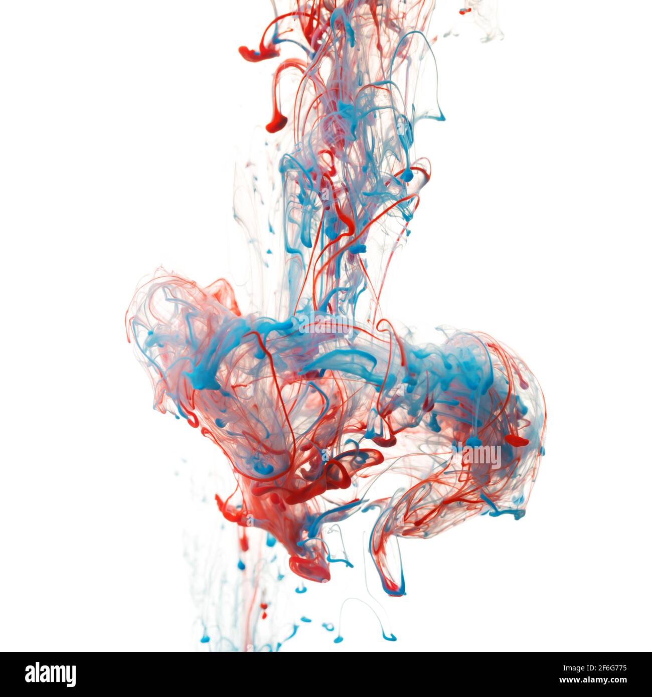 Mixing blue and red paint hi-res stock photography and images - Alamy