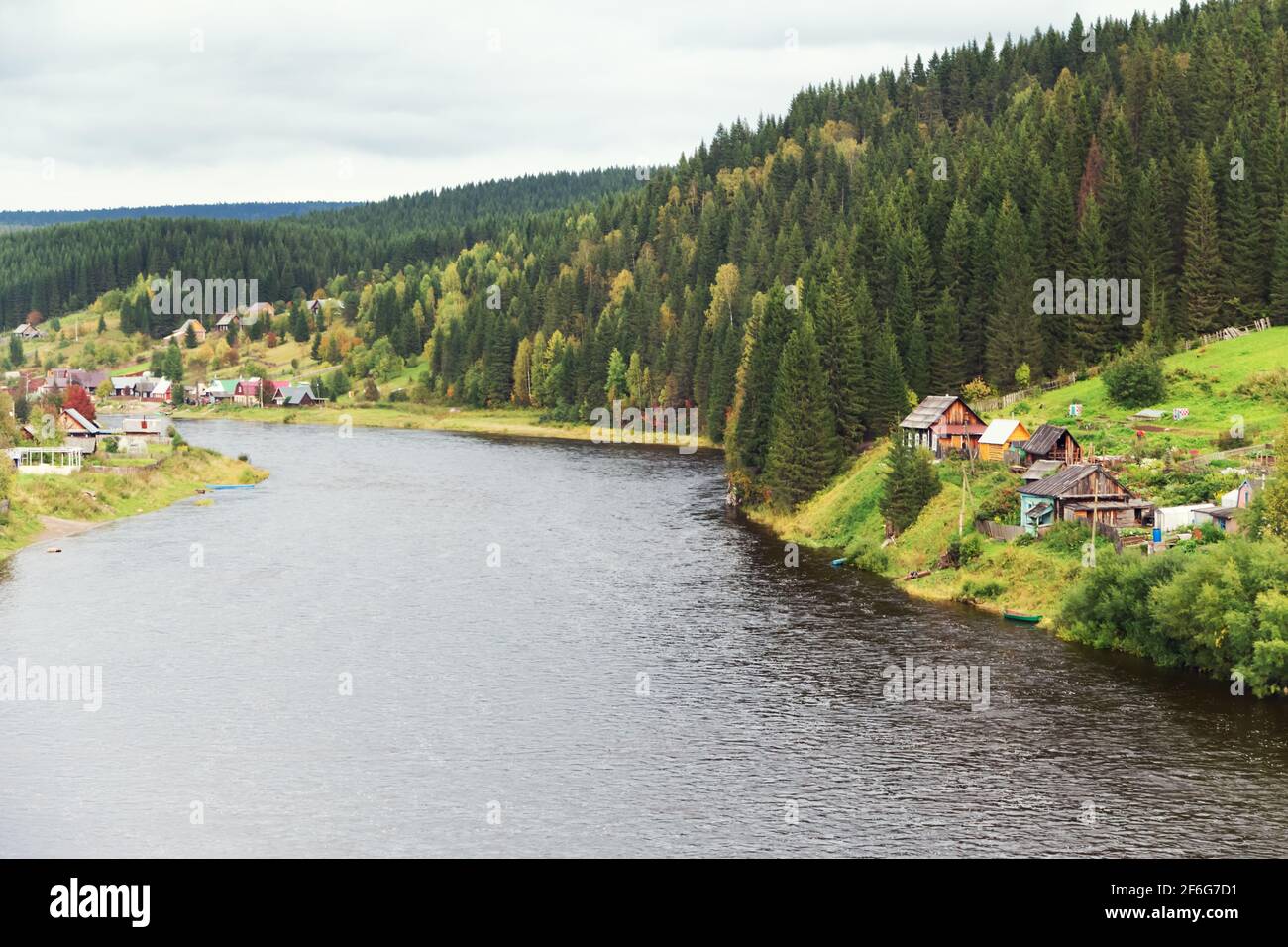 Rural russian landscape hi-res stock photography and images - Alamy
