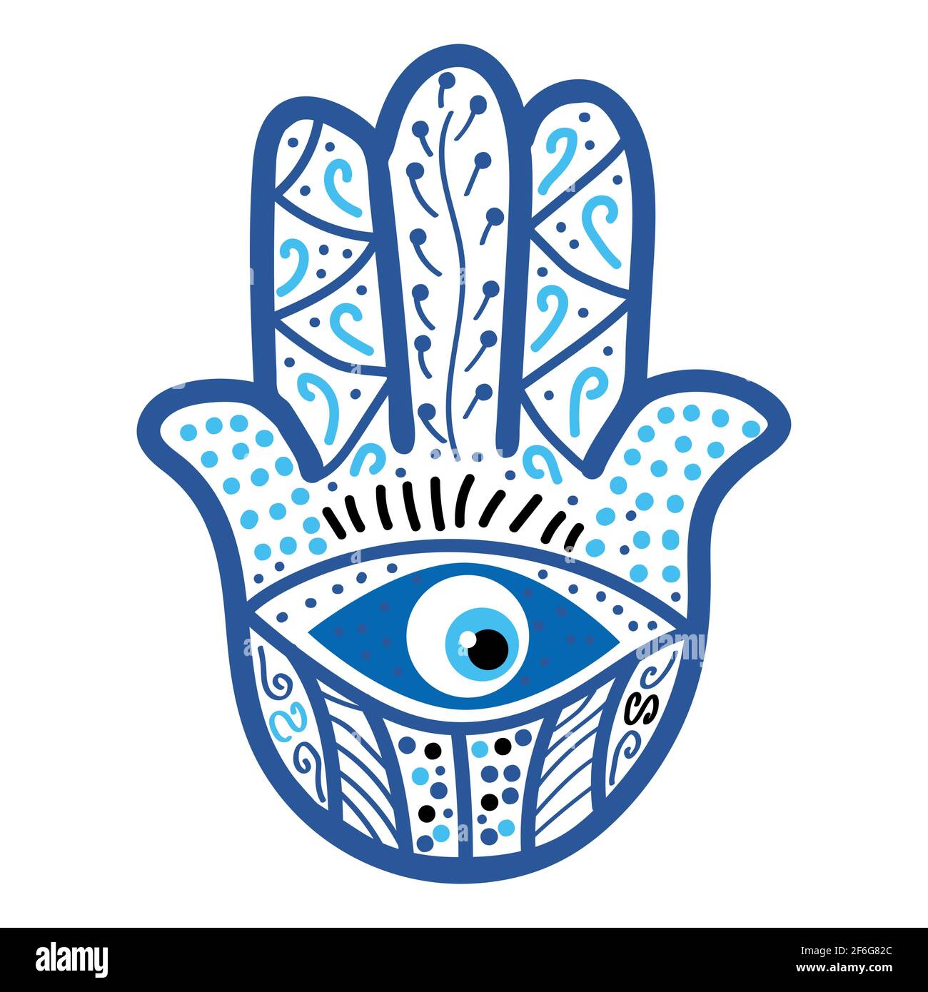 Evil Eye Hand Symbol