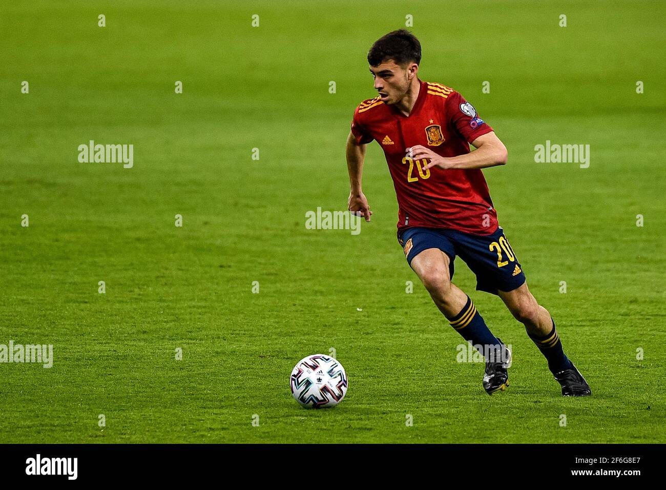 SEVILLE, SPAIN - MARCH 31: Pedri of Spain during the FIFA World Cup ...
