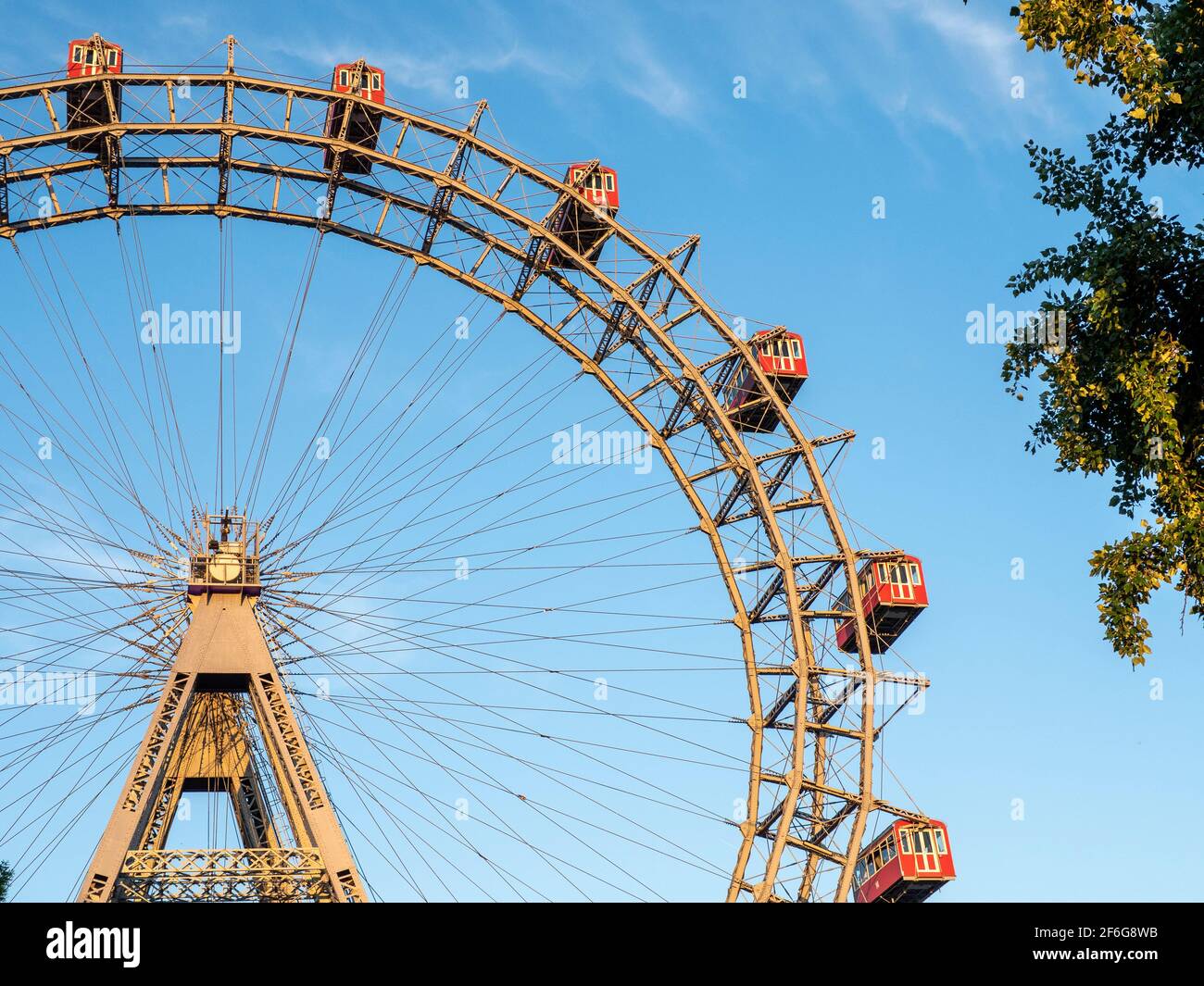 The Prater Ferris Wheel: Riesenrad Wurstelprater: Vienna's famous ...
