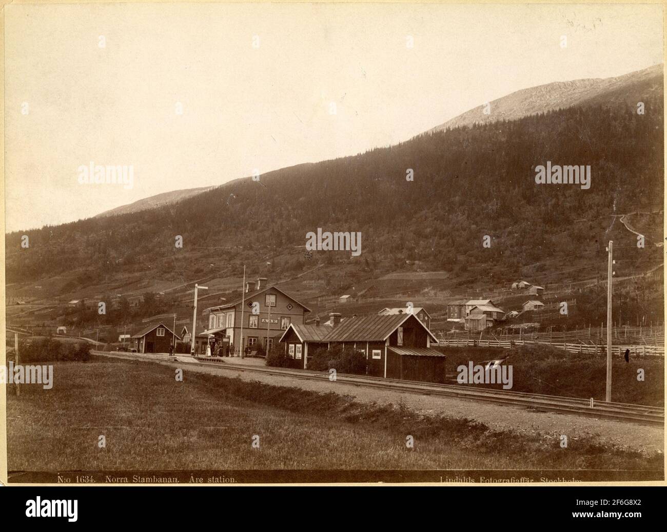 Åre station northern main track Stock Photo - Alamy