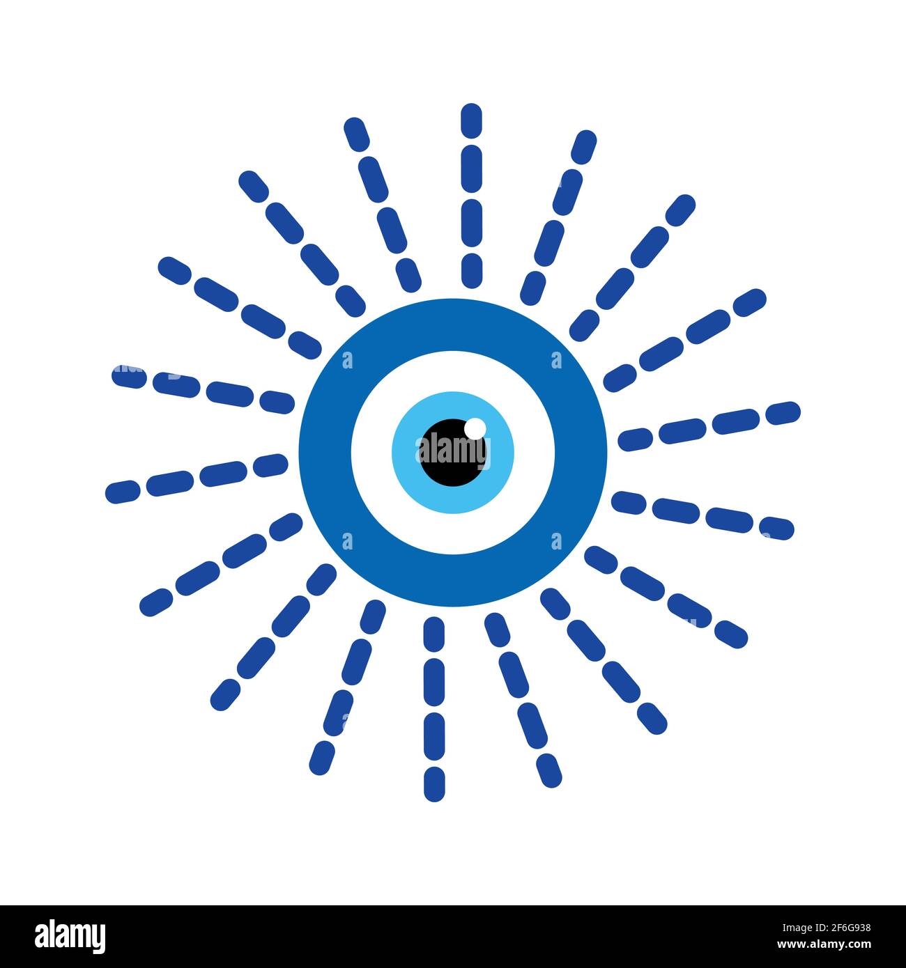 Amulet evil eye isolated. Talisman to protect against evil eye. Greek ...