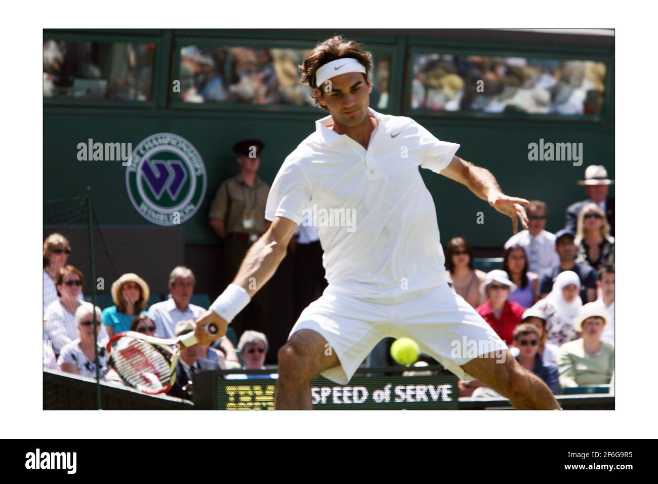 Roger Federer on Day ONE of Wimbledon @008.... photograph by David ...