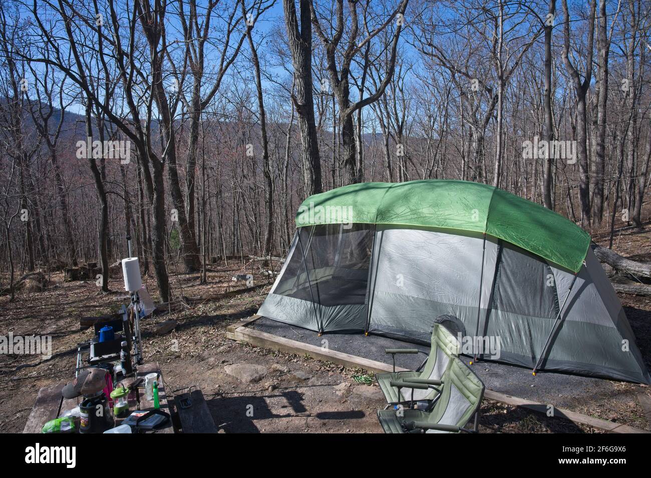 UNITED STATES - 03-31-21: Wolf Gap Recreation Area was once the site of ...