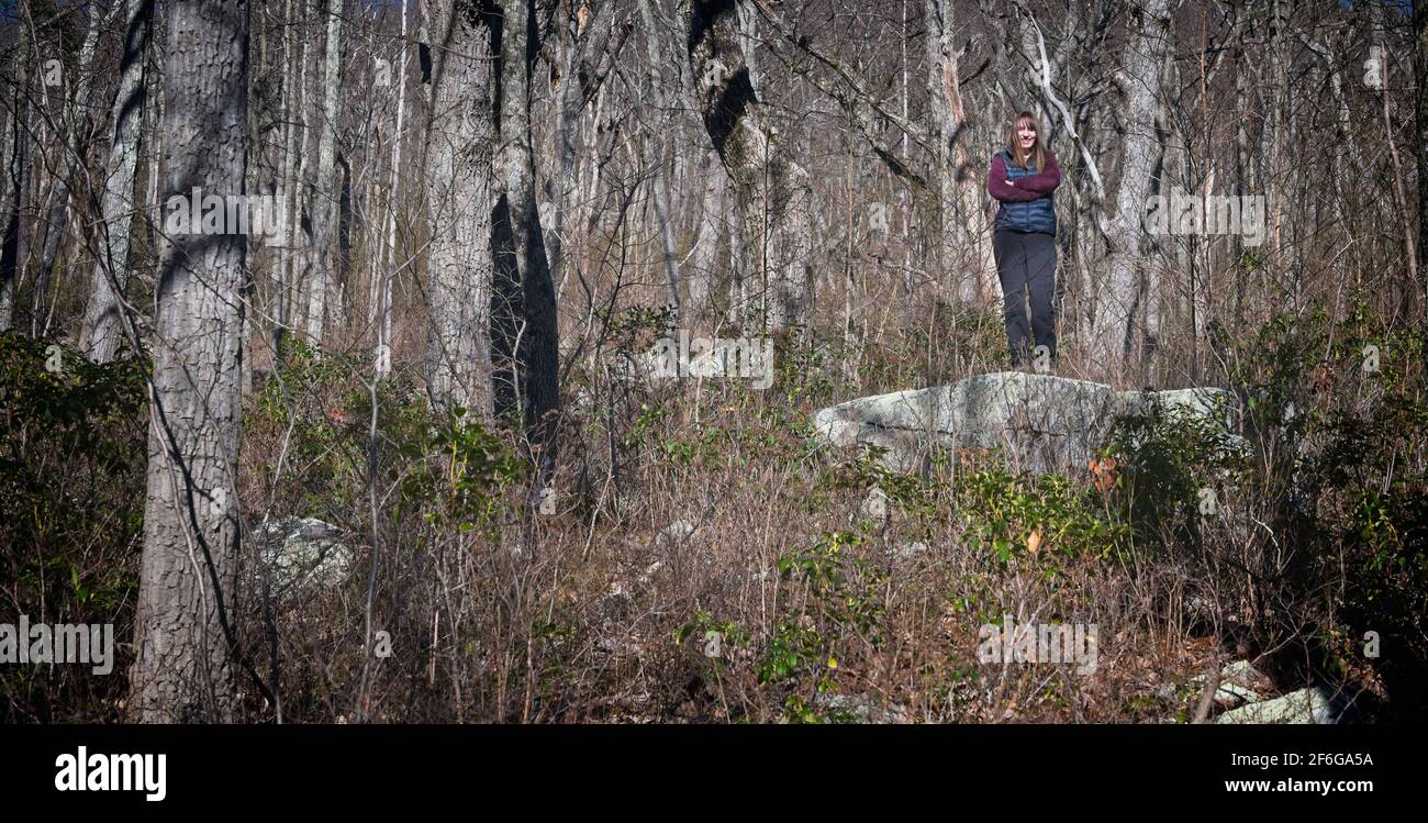 UNITED STATES - 03-31-21: Wolf Gap Recreation Area was once the site of ...