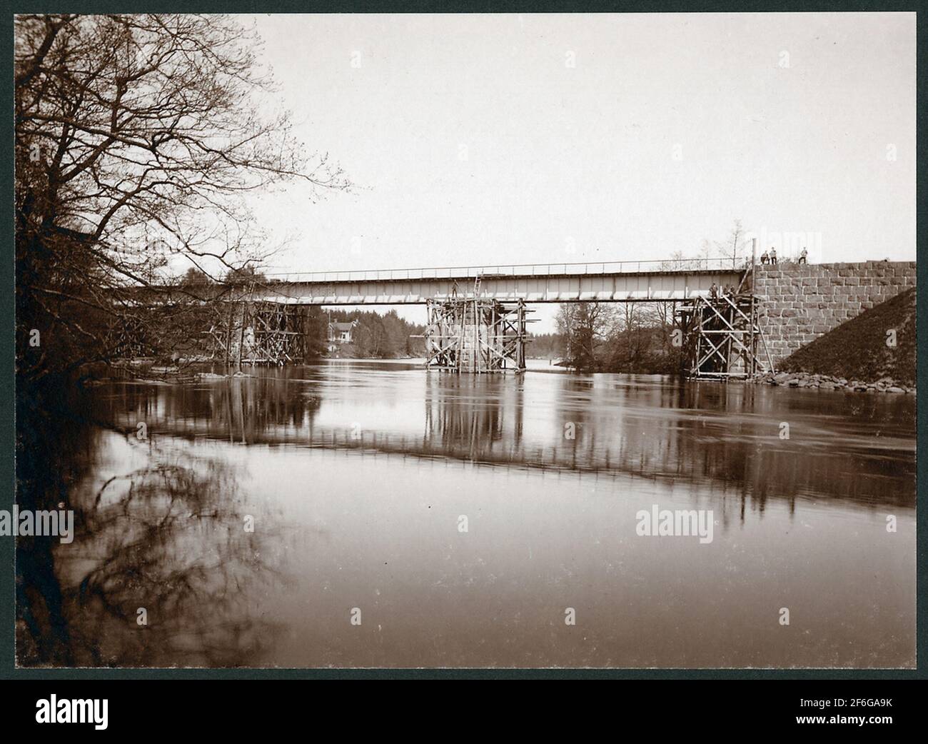 Bridge over the lete river in Degerfors Stock Photo - Alamy