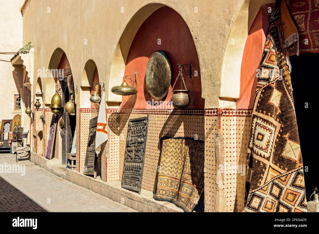 handmade decoration souvenirs at market in Morocco Stock Photo - Alamy
