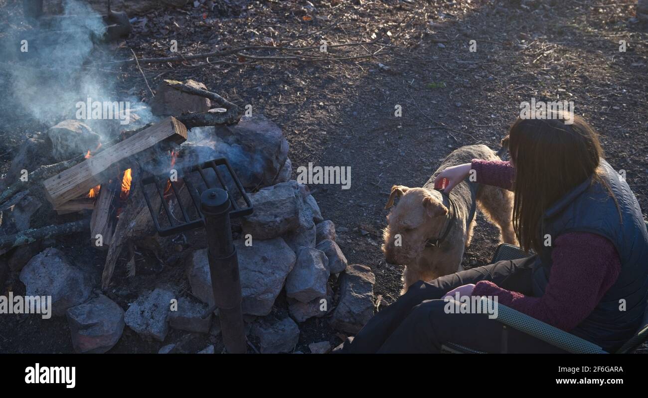 UNITED STATES - 03-31-21: Wolf Gap Recreation Area was once the site of ...