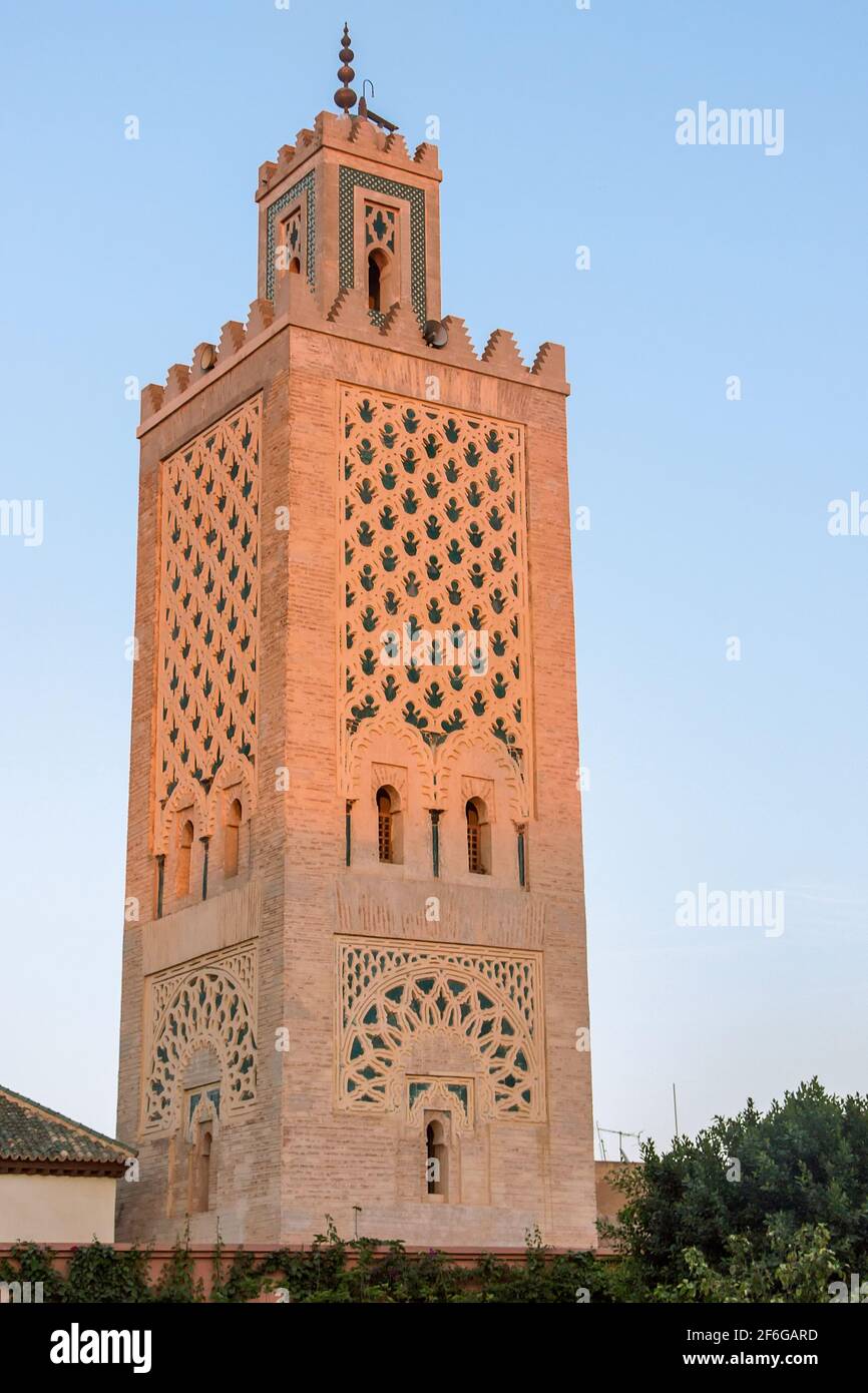 architecture at Ben Youssef Madrasa in Marrakech Morocco Stock Photo ...