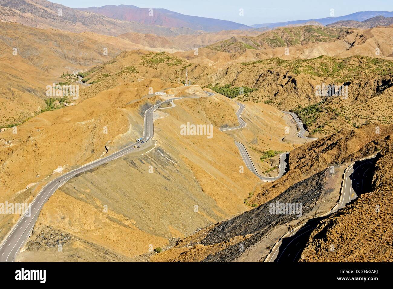 landscape of mountain atlas in Morocco Stock Photo - Alamy